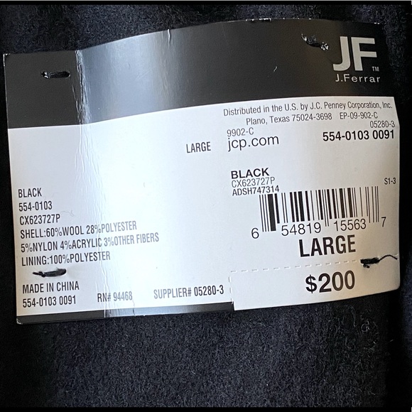 jf j.ferrar | Jackets & Coats | Jf J Ferra Mens Double Lined Buttons ...